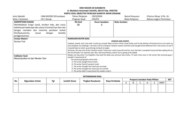 3. KARTU SOAL PSAJ BAHASA INGGRIS PEMINATAN 2023-2024.docx