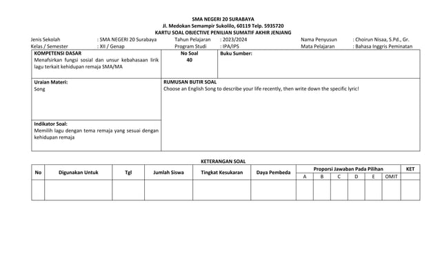 3. KARTU SOAL PSAJ BAHASA INGGRIS PEMINATAN 2023-2024.docx