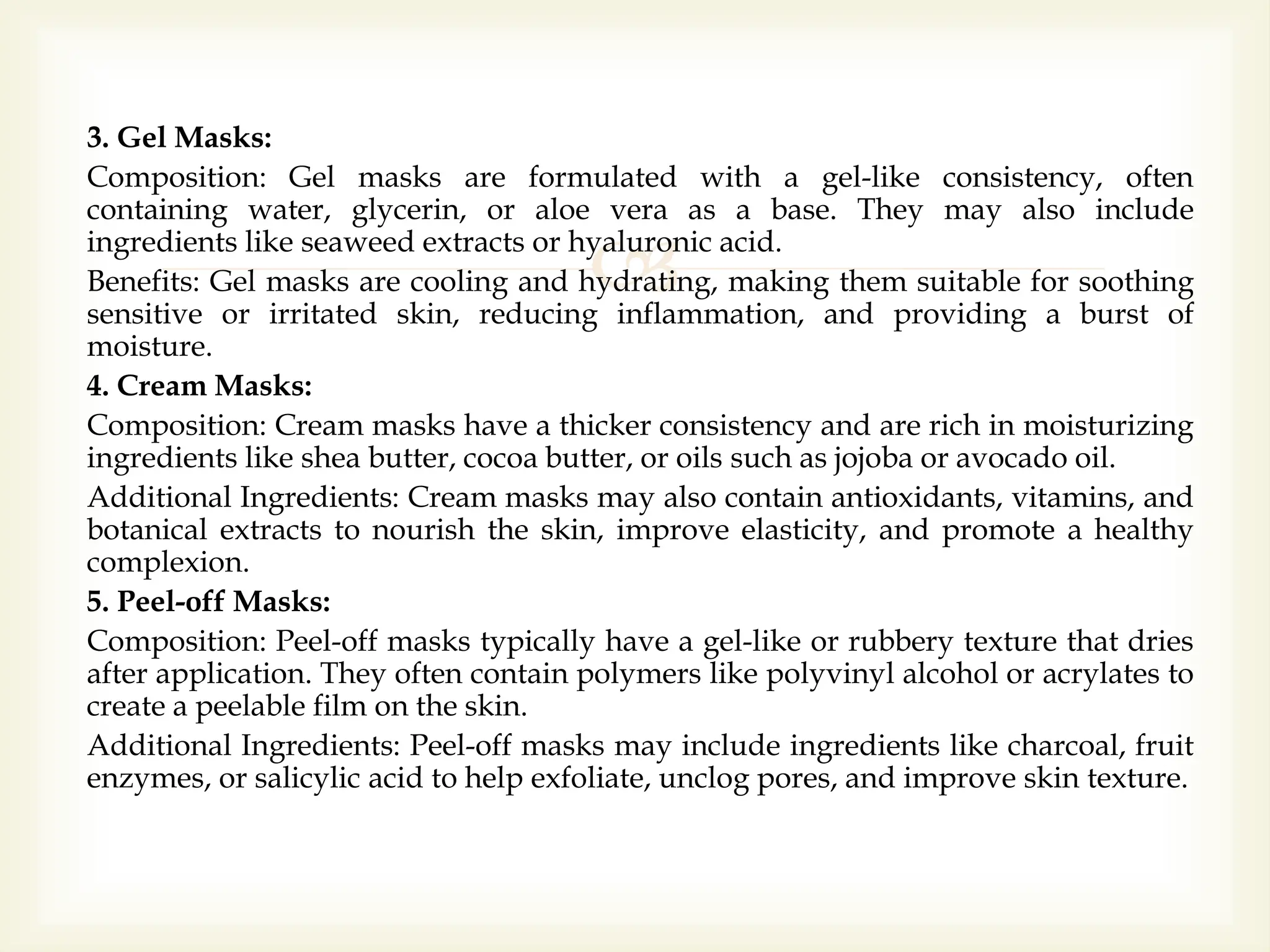 Types of Herbal Cosmetics its standardization. | PPTX