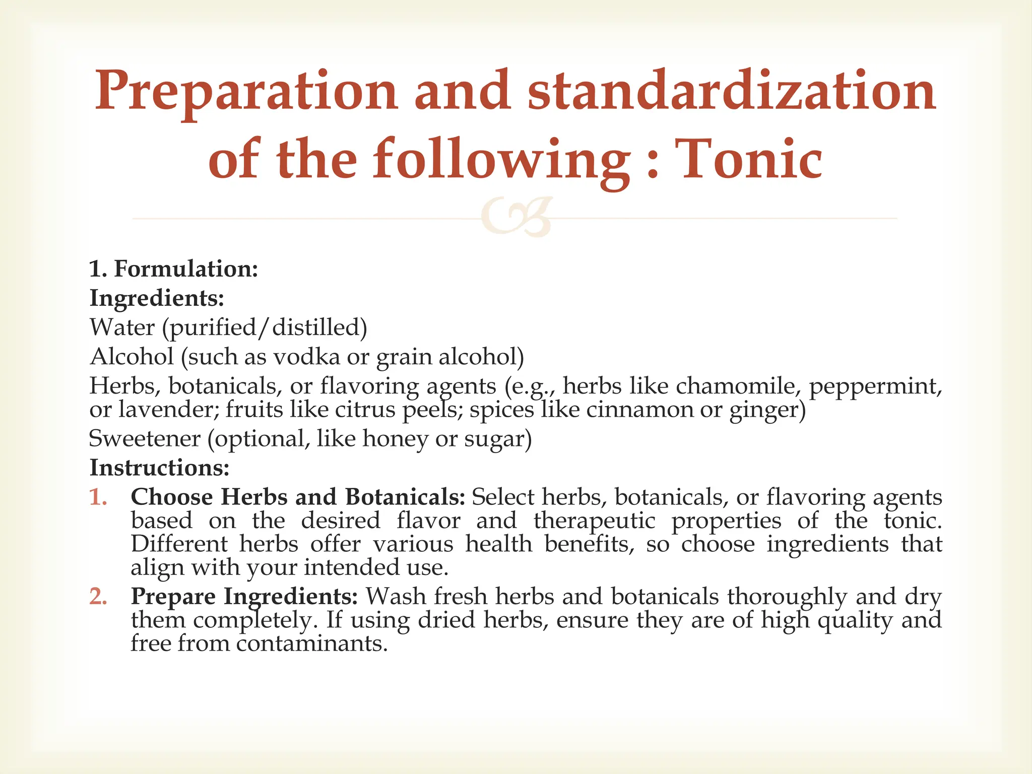 Types of Herbal Cosmetics its standardization. | PPTX