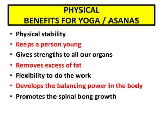 3. YOGA NOTES FOR Different types of asanas.pptx