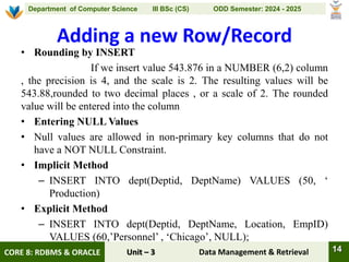3.1- Data Management & Retrieval using data analytics techniques | PPT