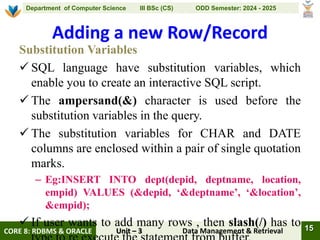 3.1- Data Management & Retrieval using data analytics techniques | PPT
