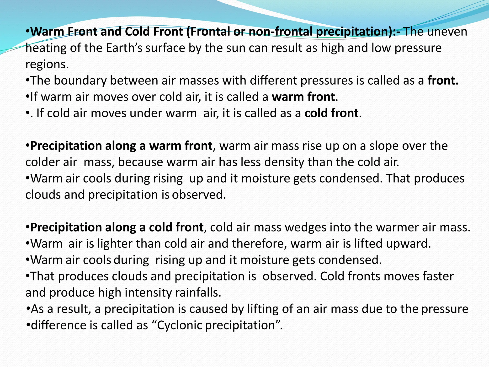3. precipitation, types and forms of precipitation | PPTX