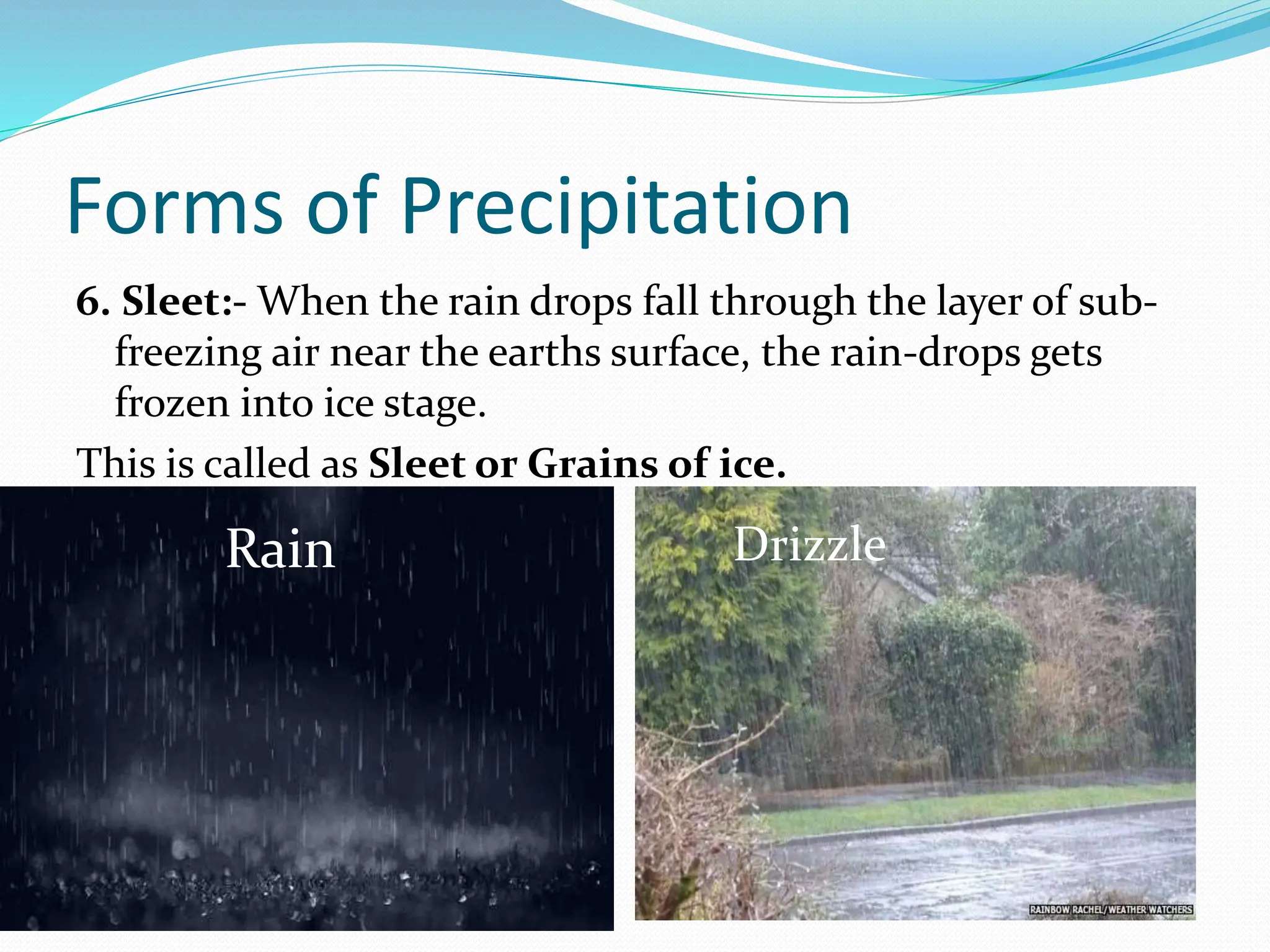 3. precipitation, types and forms of precipitation | PPTX