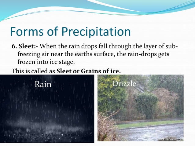 3. precipitation, types and forms of precipitation | PPT