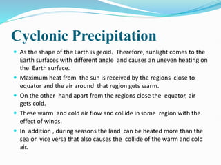 3. precipitation, types and forms of precipitation | PPTX
