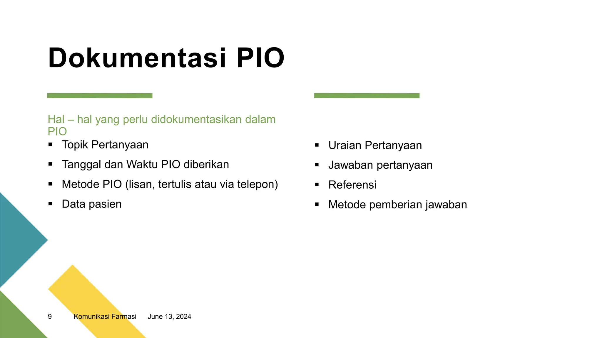 3. PELAYANAN INFORMASI OBAT 0BATAN DALAM MINUM OBAT | PPTX