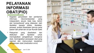 3. PELAYANAN INFORMASI OBAT 0BATAN DALAM MINUM OBAT | PPTX