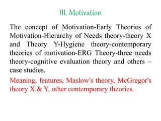 theory of Motivation (1). PPT lecture notes | PPTX