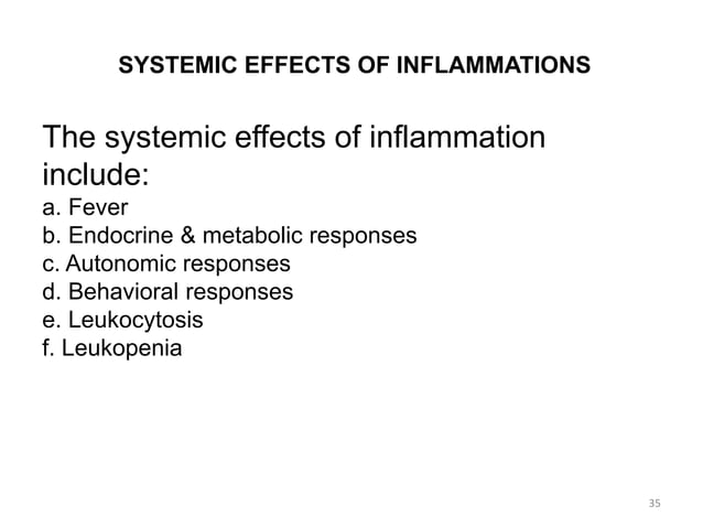 3. Inflammation details about inflammation | PPT