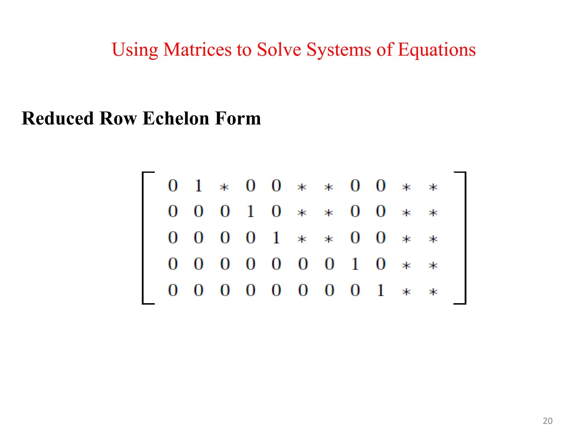 Solving Linear systems of Equations-Gauss elimination method | PPT