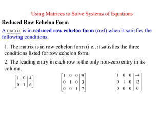 Solving Linear systems of Equations-Gauss elimination method | PPT