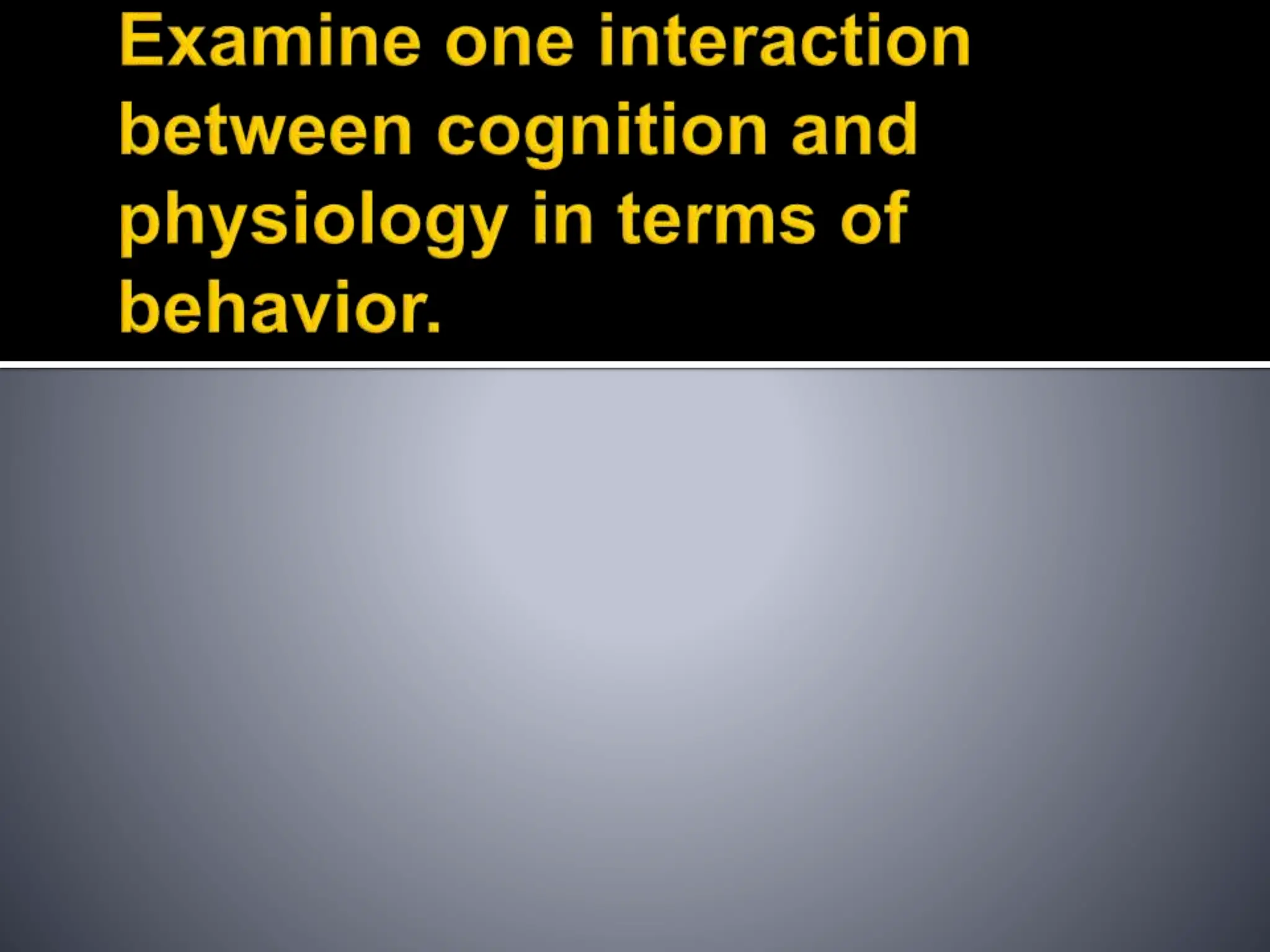 IB Psychology The Biological Level of Analysis.pptx
