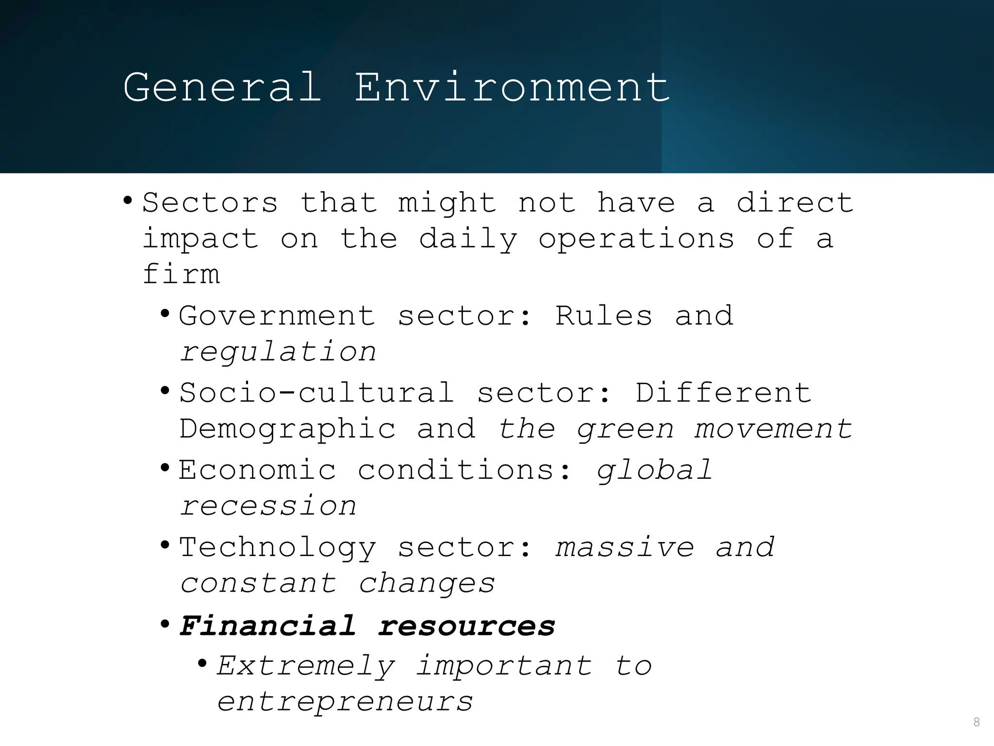 The External Environment analysis slides.ppt