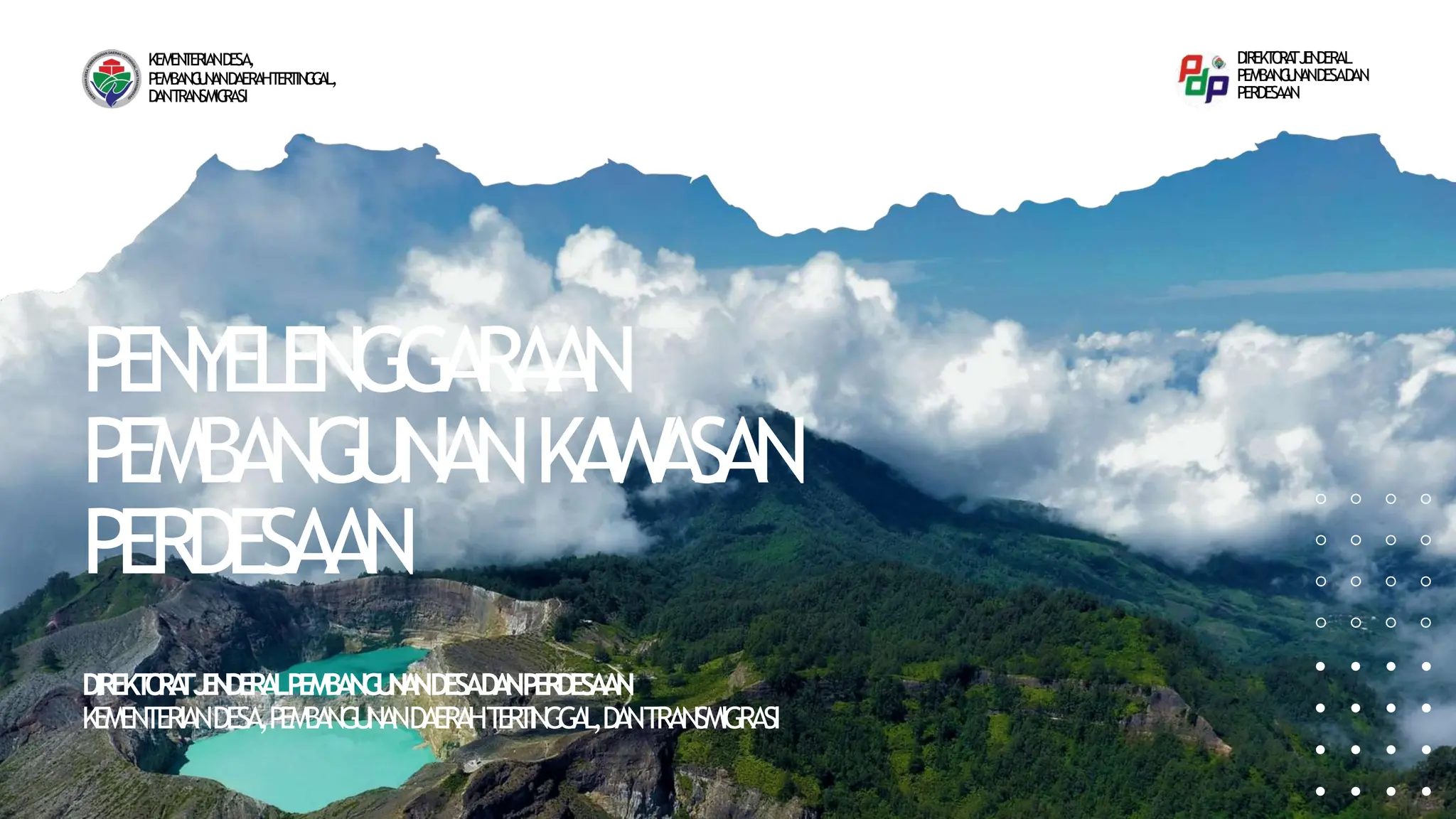 3. Dir. Perencanaan Teknis - Kebijakan Nasional Pembangunan Kawasan ...