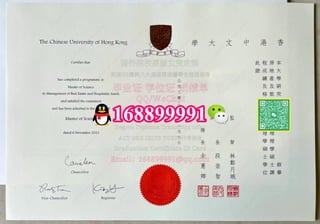 The Chinese University of Hong Kong Diploma Degree Transcript | PPT
