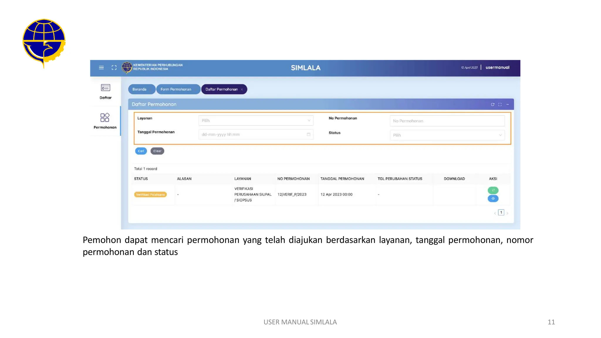 User manual pembuatan siupal/siopsus dari simlala | PDF