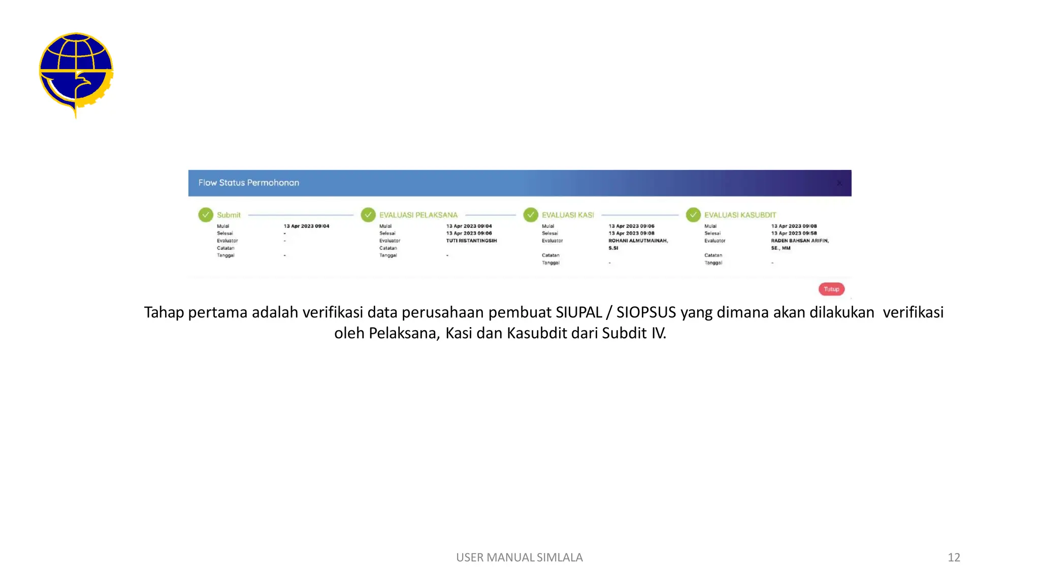User manual pembuatan siupal/siopsus dari simlala | PDF