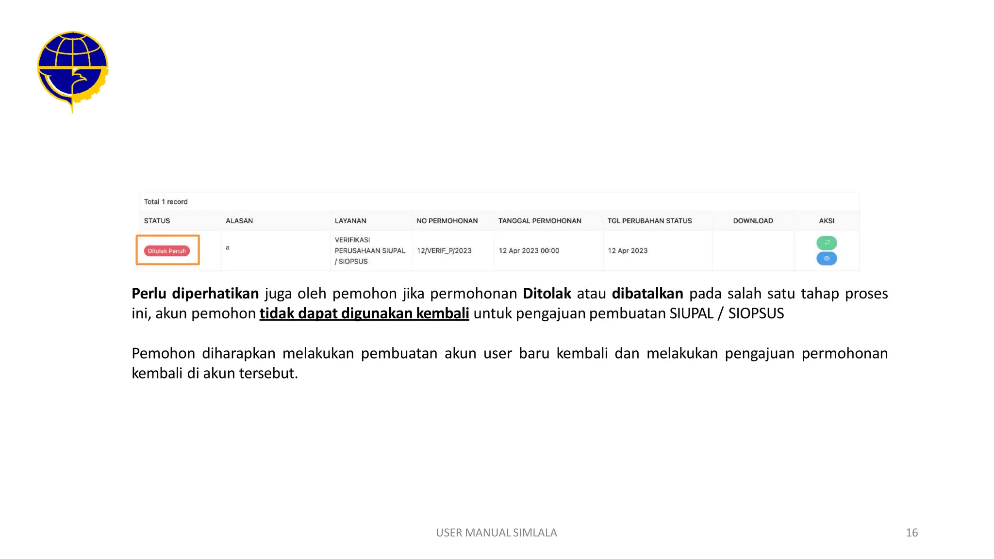 User manual pembuatan siupal/siopsus dari simlala | PDF