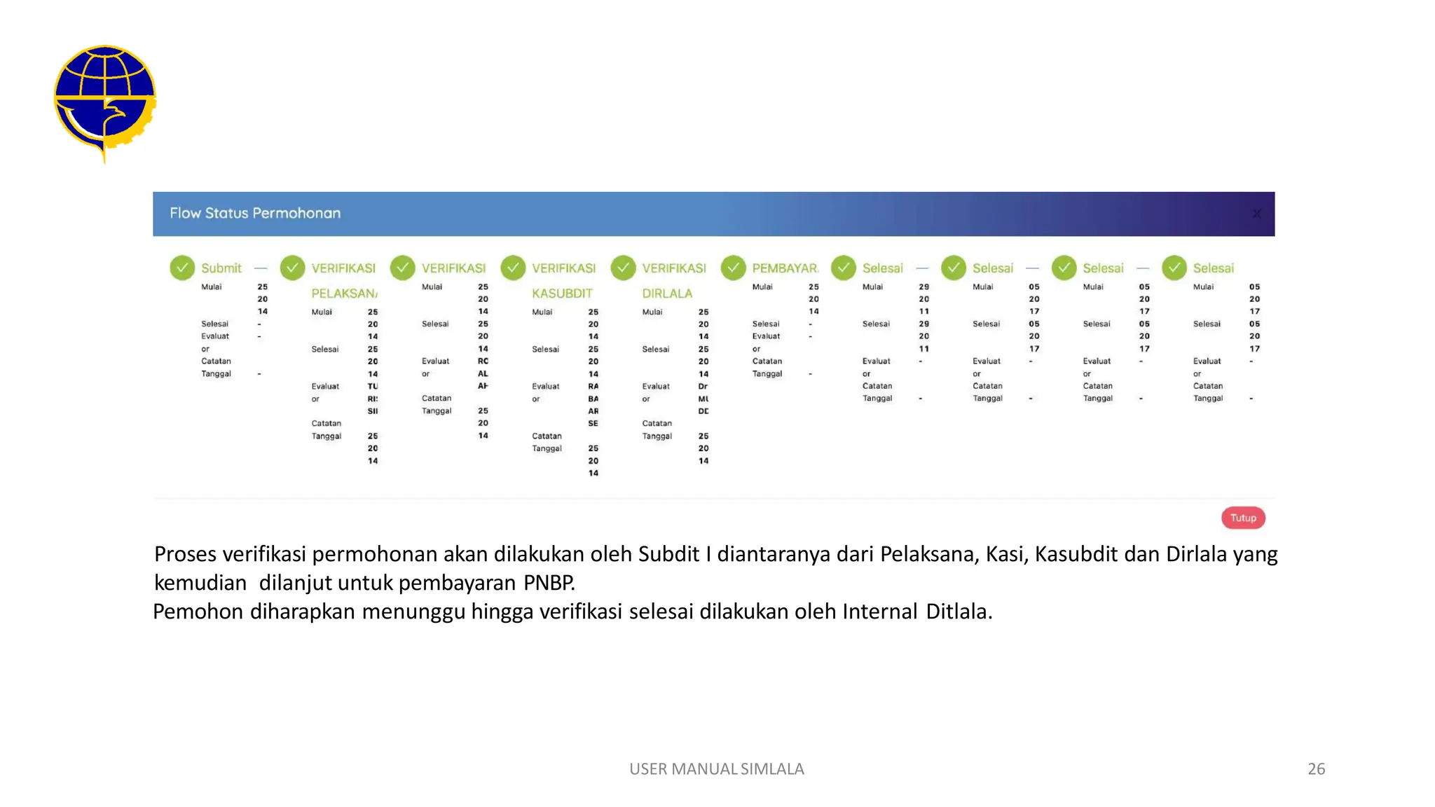 User manual pembuatan siupal/siopsus dari simlala | PDF