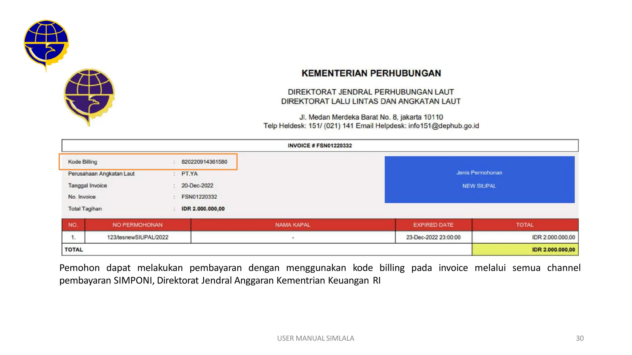 User manual pembuatan siupal/siopsus dari simlala | PDF