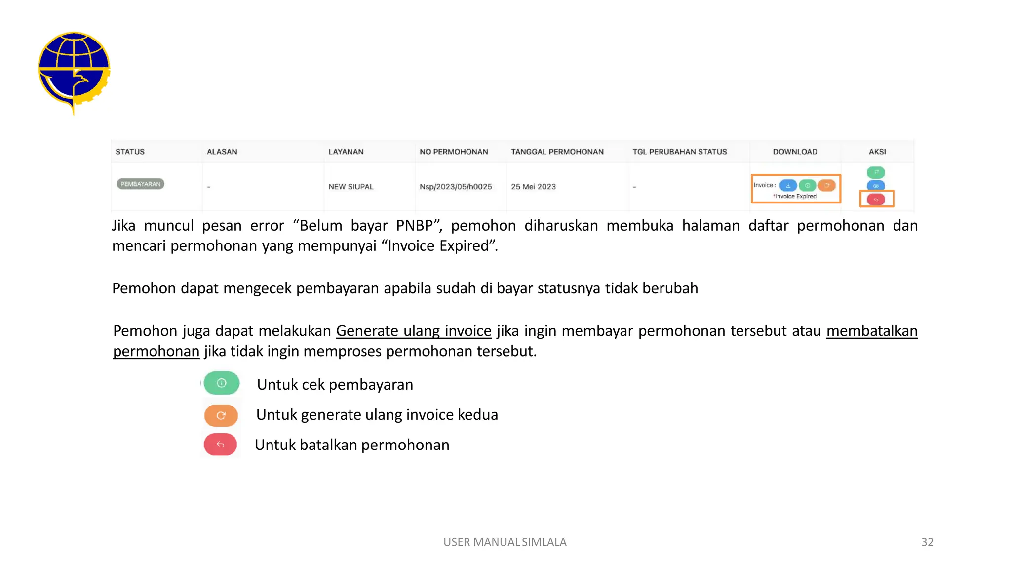 User manual pembuatan siupal/siopsus dari simlala | PDF