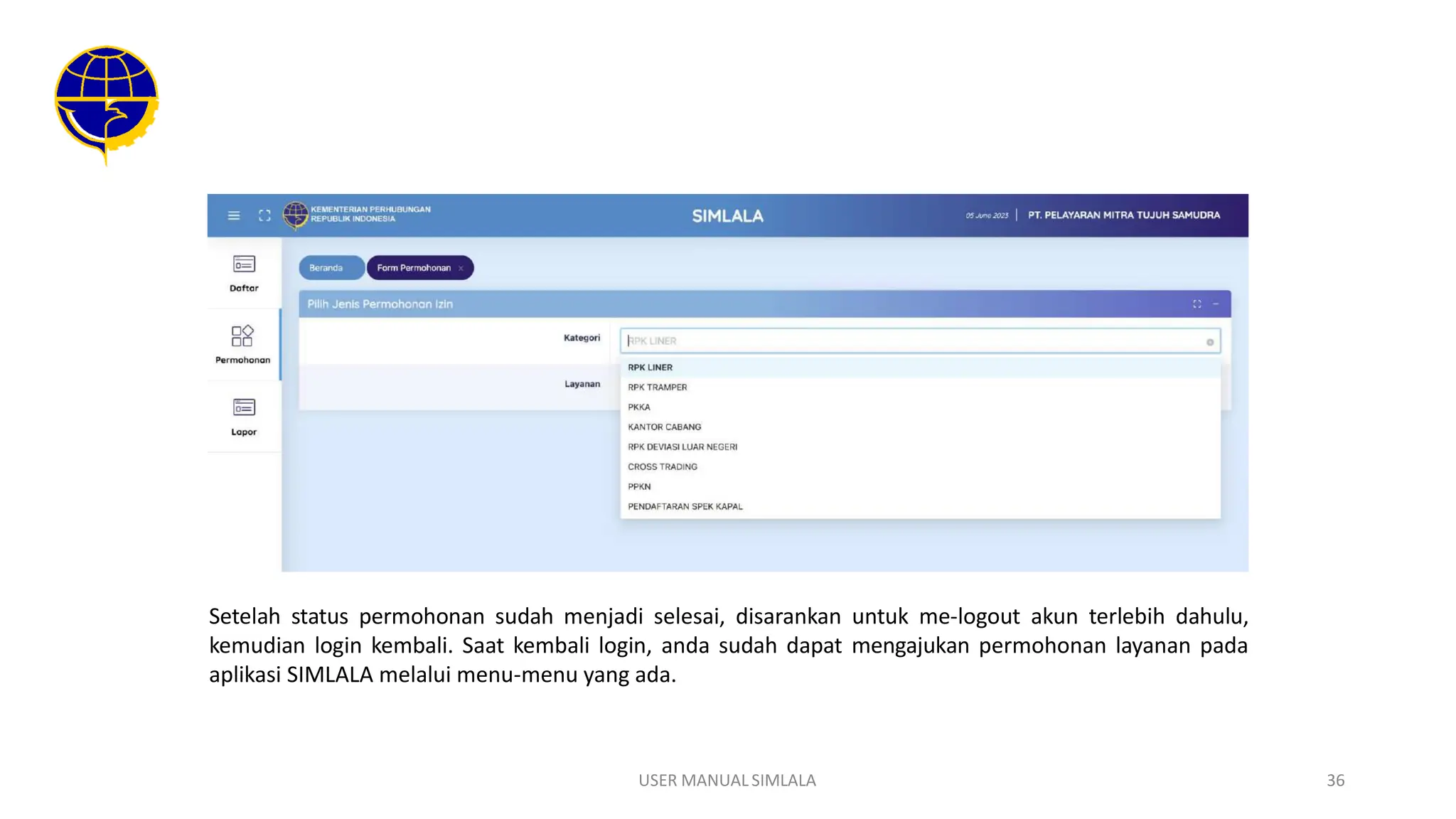 User manual pembuatan siupal/siopsus dari simlala | PDF