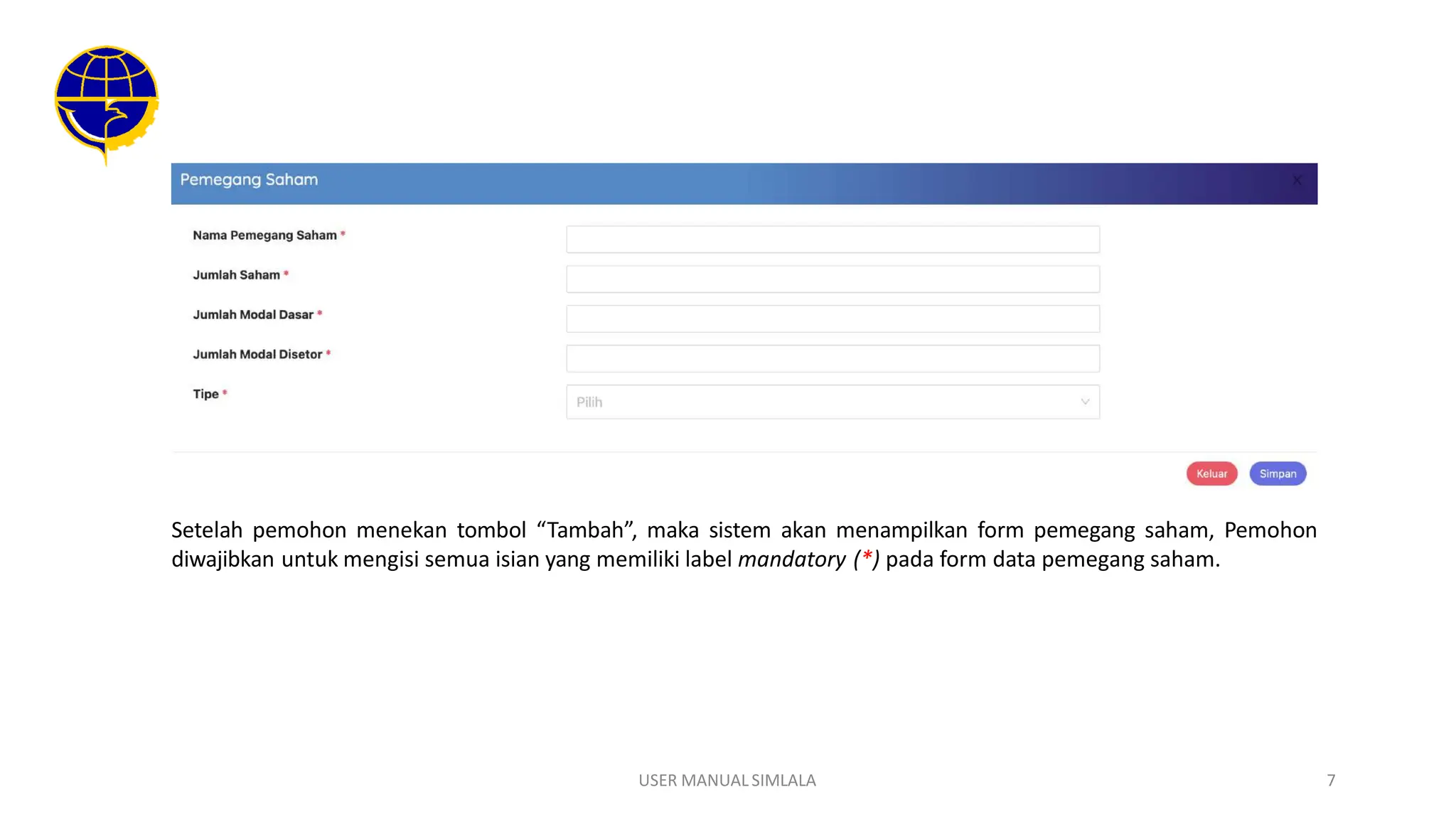 User manual pembuatan siupal/siopsus dari simlala | PDF