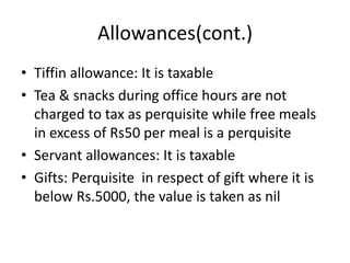 3. SALARY INCOME - INCOME TAX SECTION 17 | PPT