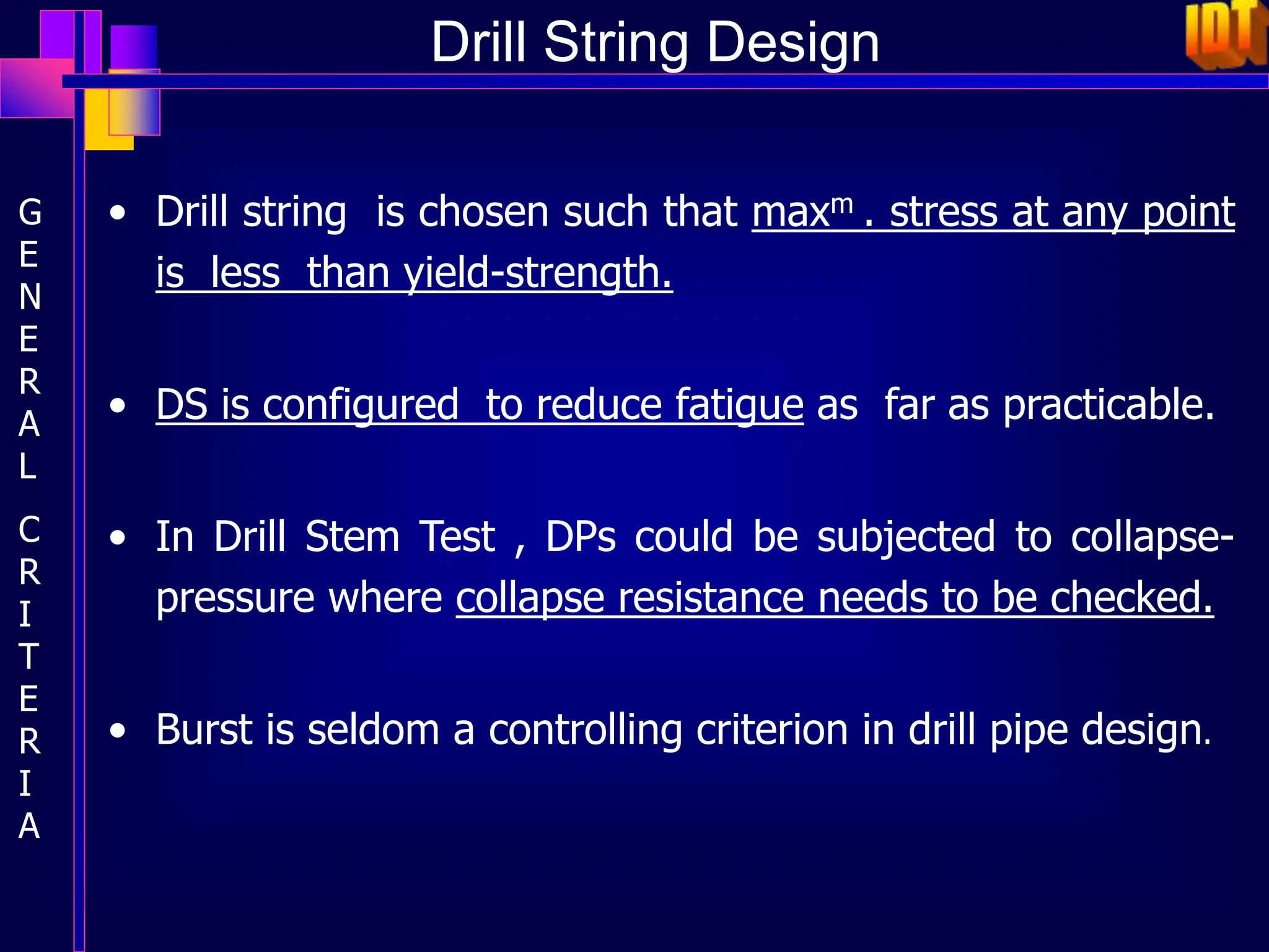 A presentation on Well Planning for Drill String Designing | PPT