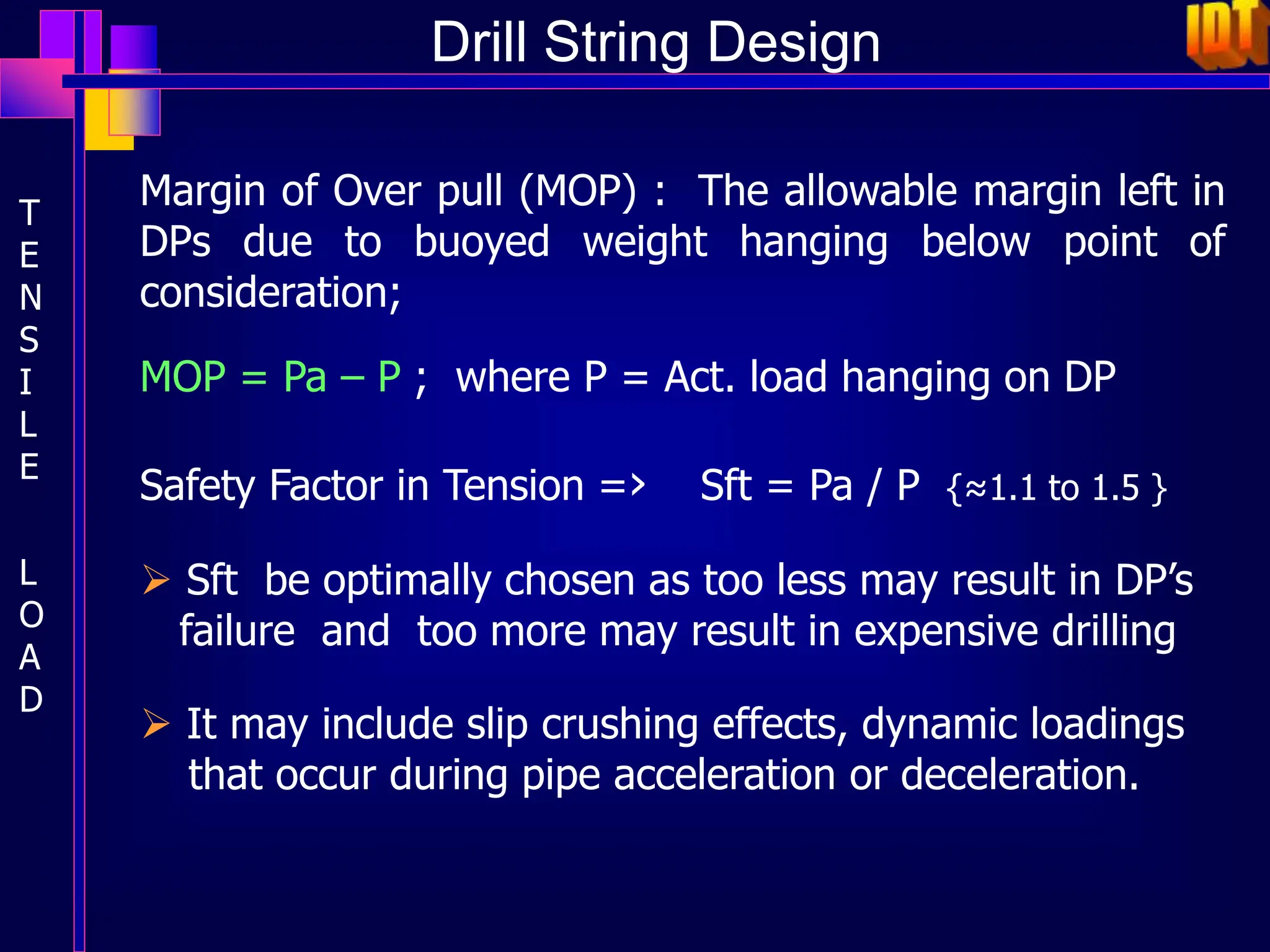 A presentation on Well Planning for Drill String Designing | PPT