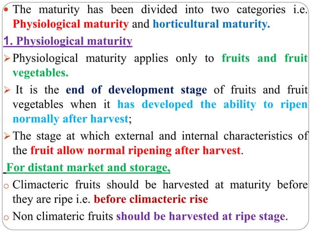 3. Maturity_indices_of_fruits_and_vegetable.pptx | Agriculture | Industries