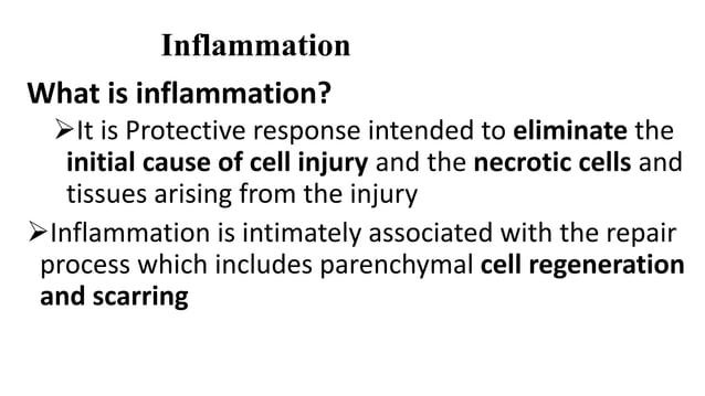 3.INFLAMMATION Of Nursing Second Students | PPT