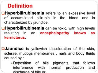 Pediatrics hepatic disorder neonatal jaundice | PPT