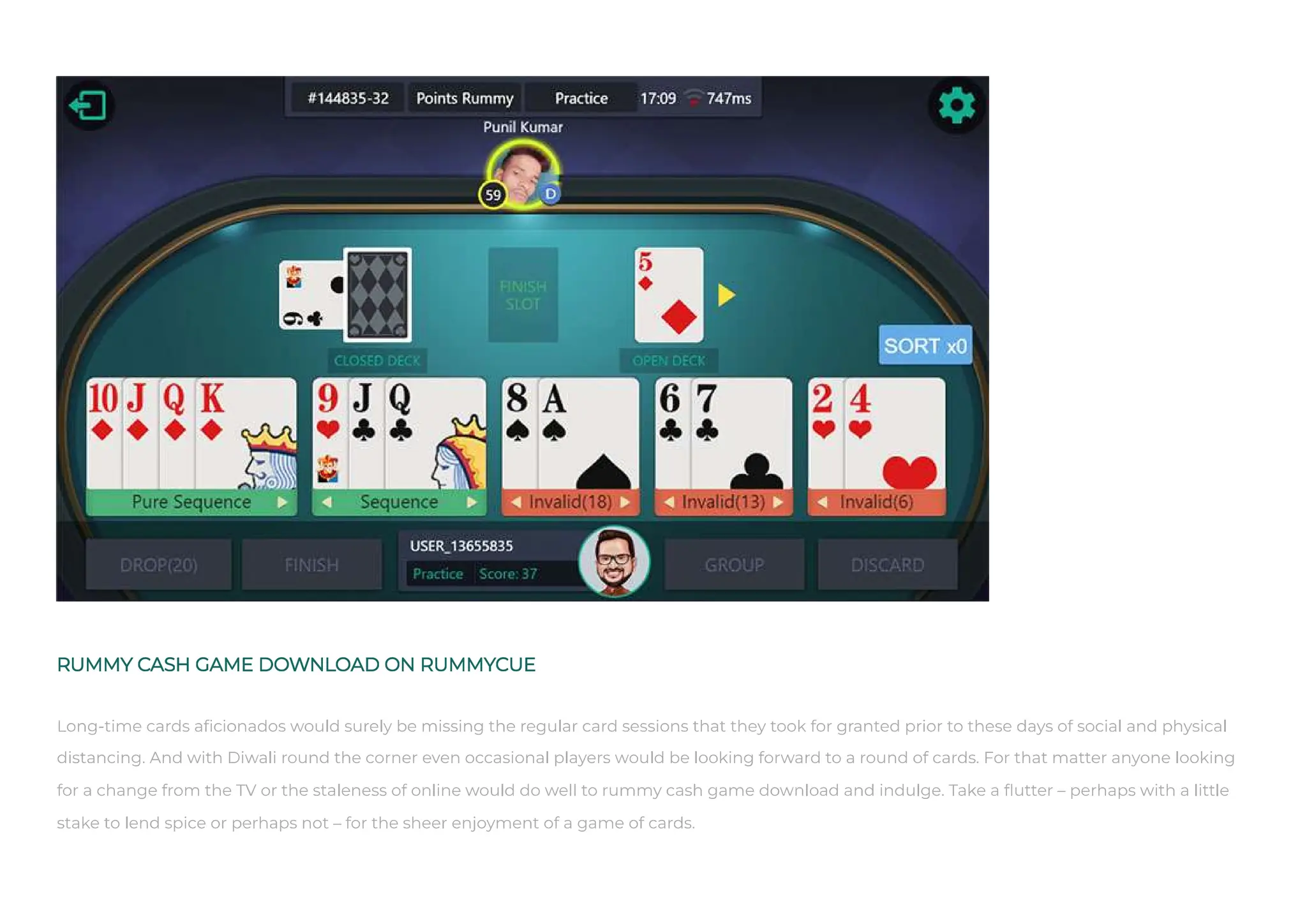 Indian Cash Rummy App Download | Rummy Cash Game Download - RummyCue | PDF