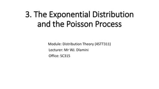 3. The Exponential Distribution and the Poisson Process.pdf