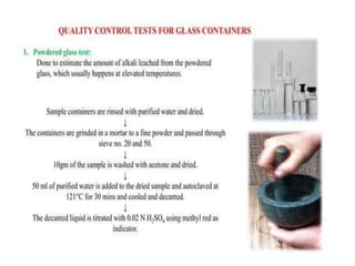 3.1. QC tests 1.pptx quality control b.pharma | PPT