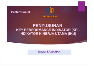PENYUSUNAN INDIKATOR KINERJA UTAMA (KPI) | PDF