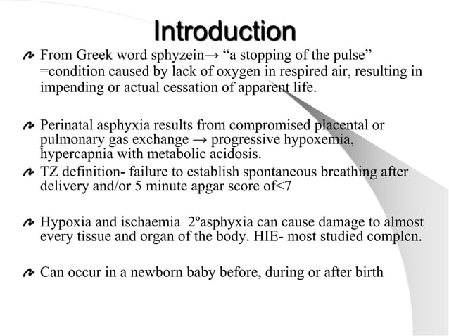 3. asphyxia.ppt birth asphyxia summary notes | PPT