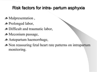 3. asphyxia.ppt birth asphyxia summary notes | PPT
