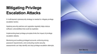 Privilege Escalation Techniques: Exploiting System Vulnerabilities for ...