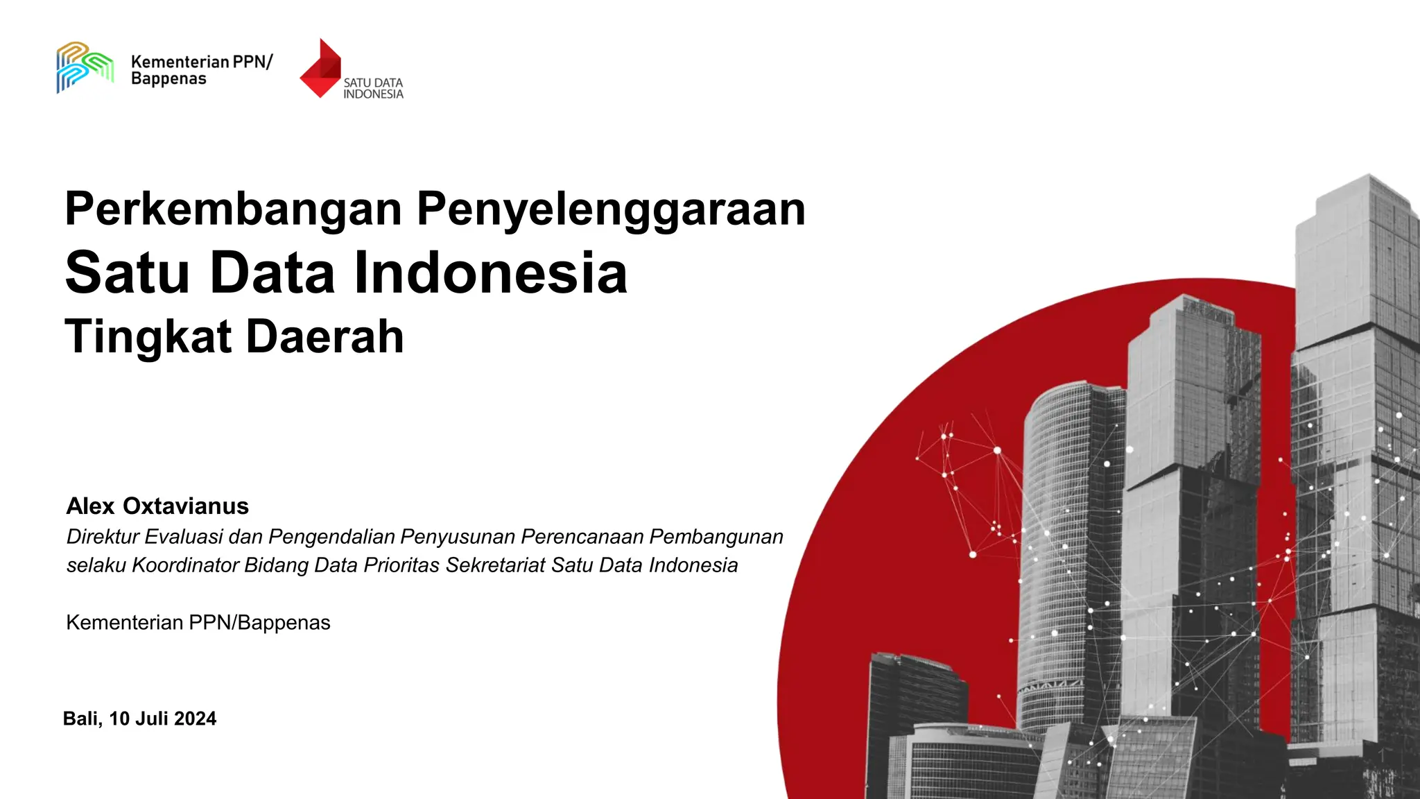 Perkembangan Penyelenggaraan Satu Data Indonesia Tingkat Daerah | PDF