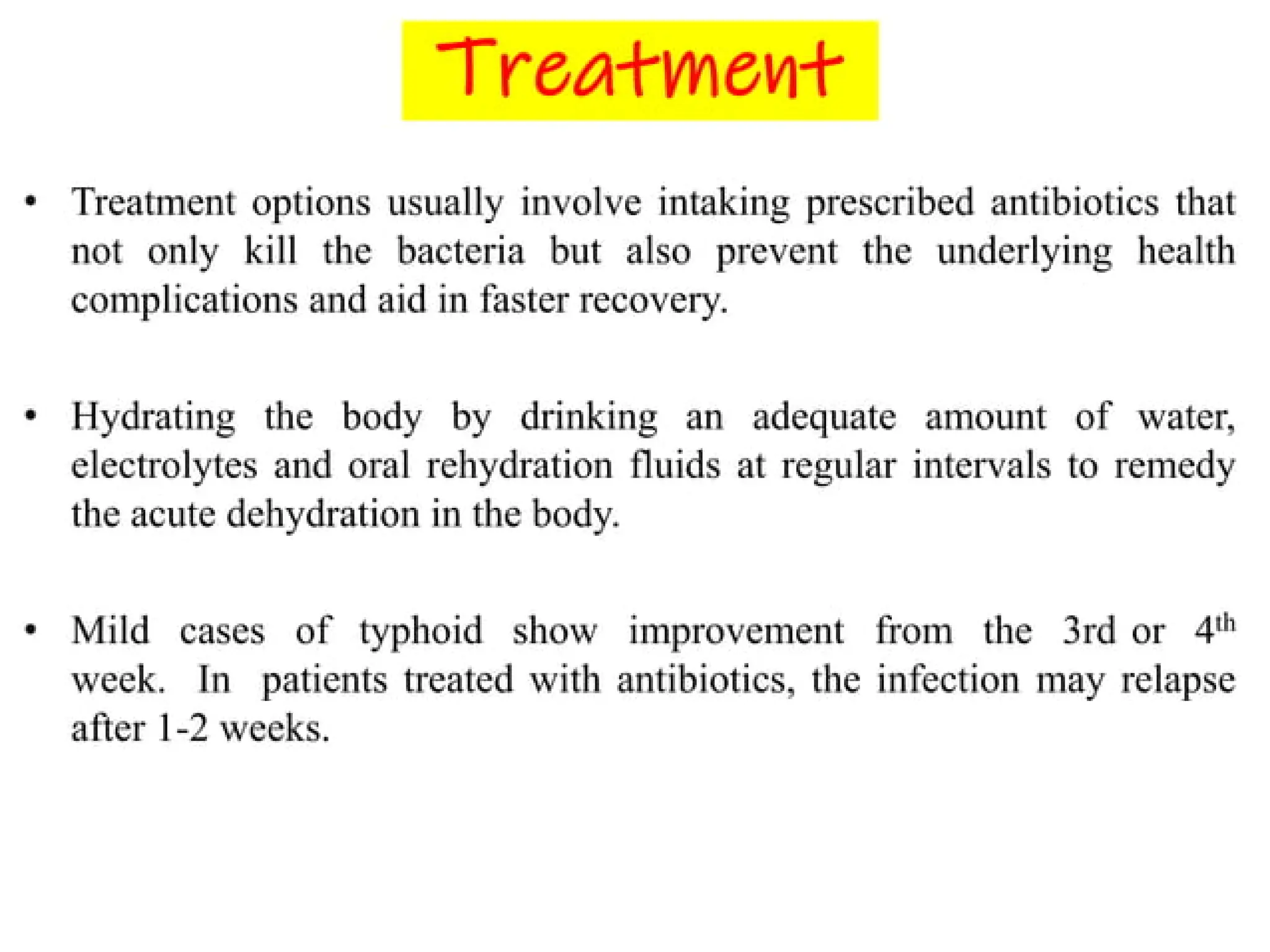 Pathophysiology of Typhoid ,Its clinical manifestation, Treatment. | PPT