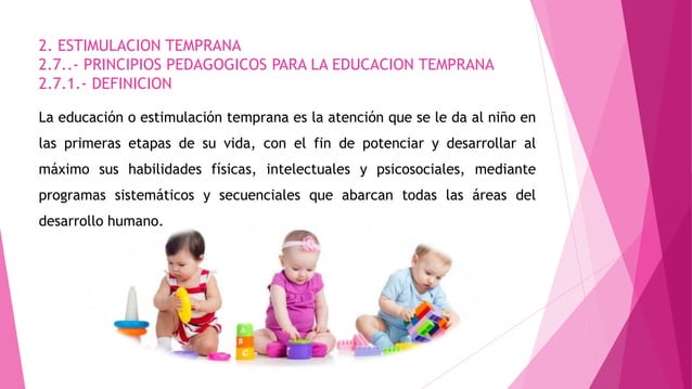 EDUCACION TEMPRANA O ESTIMULACION TEMPRANA | PPT