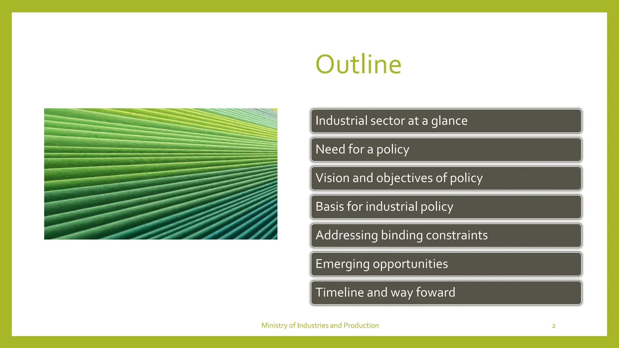 National Industrial Policy: a modern vision | PDF