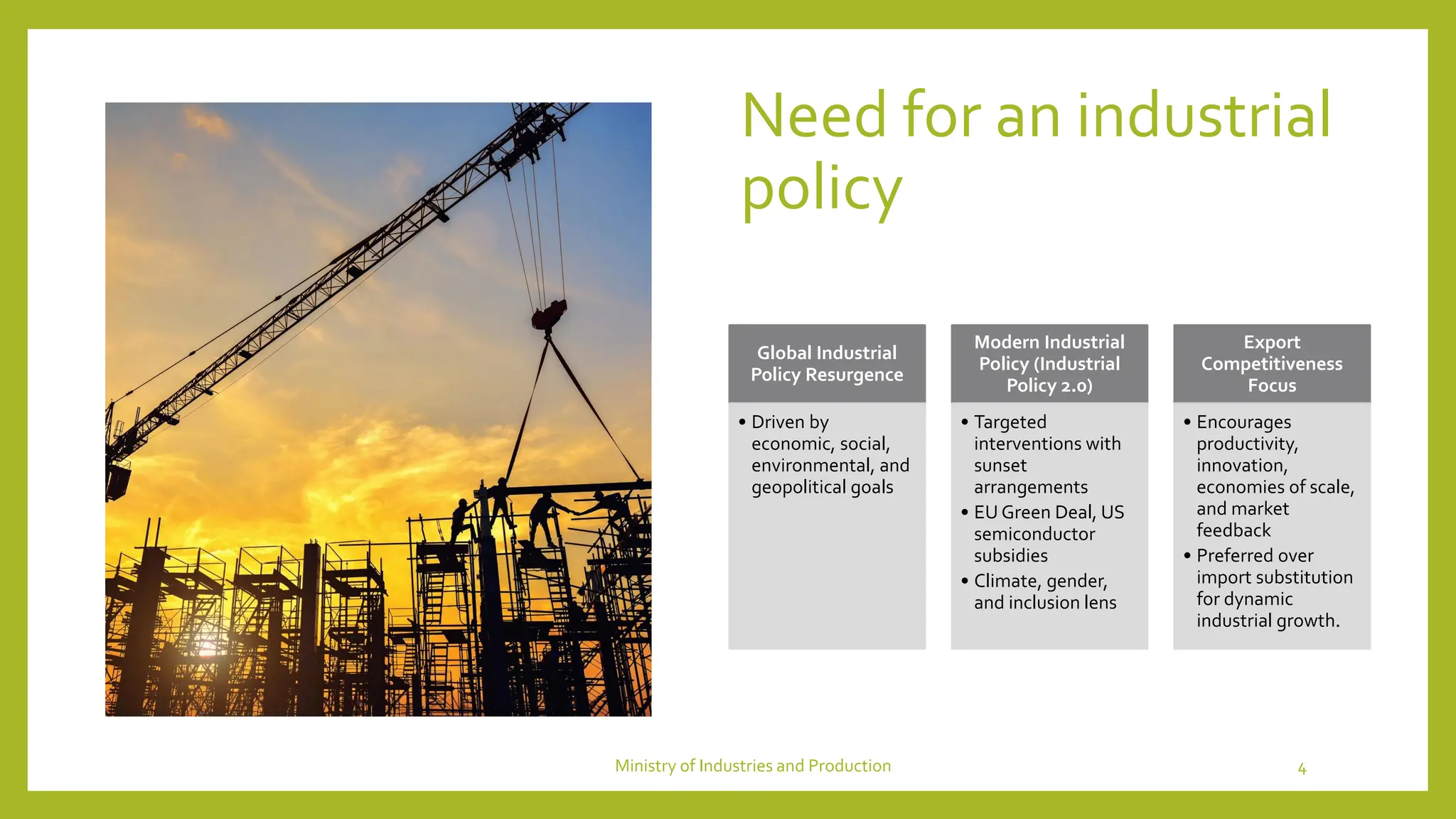 National Industrial Policy: a modern vision | PDF