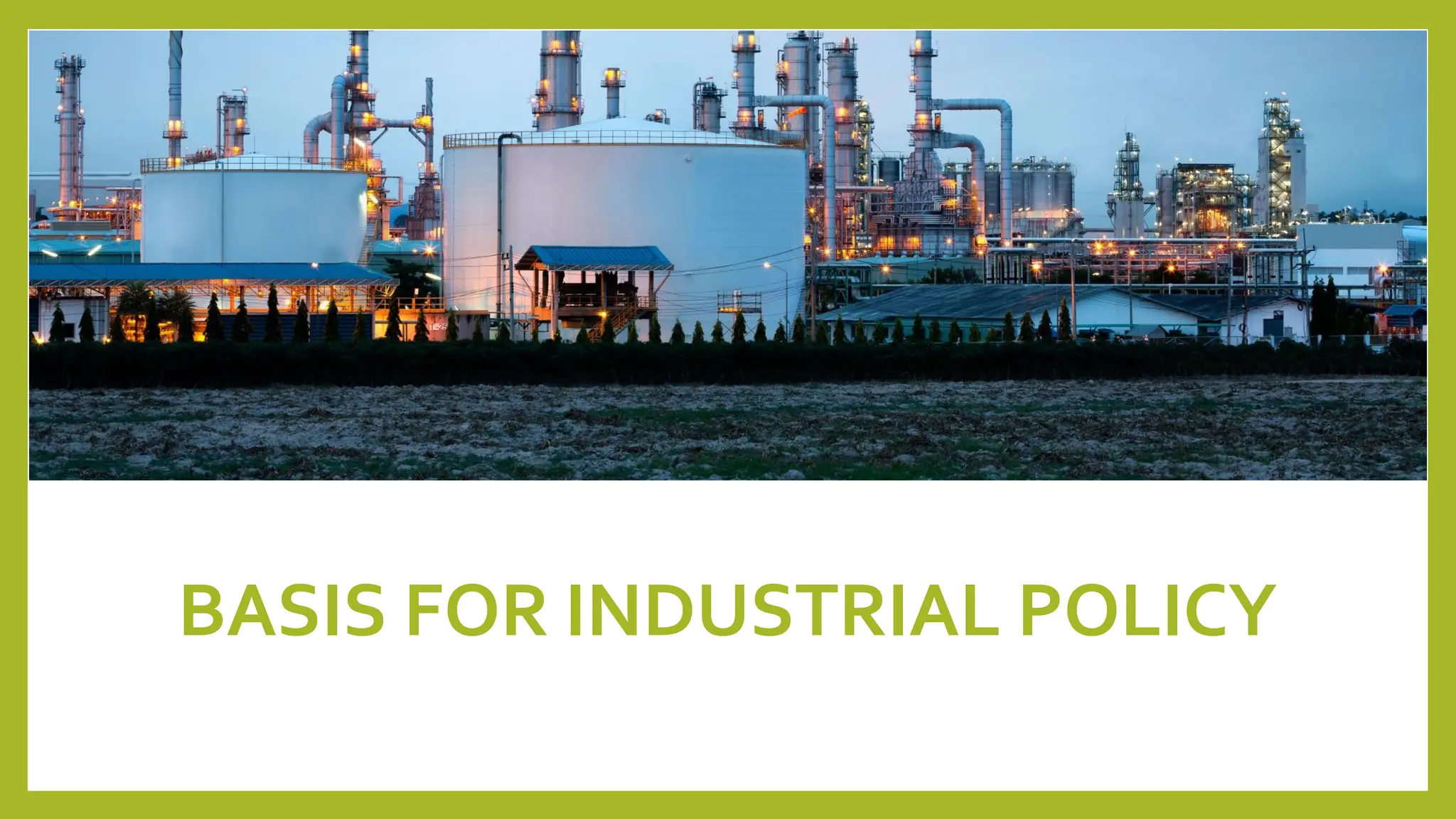 National Industrial Policy: a modern vision | PDF