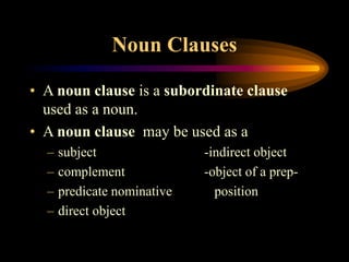 CLAUSES_PPT, Independent and dependent clause | PPTX