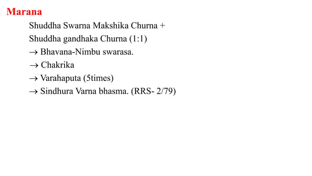 Makshika( chalco Pyrite- Rasa dravya Parichaya- according to NCISM ...